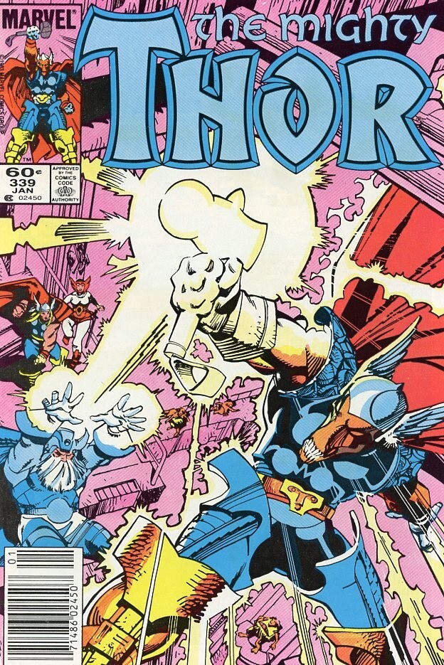 Marvel Comics Comic Book #339 The Mighty Thor Beta Ray Bill 1984 Grade ...