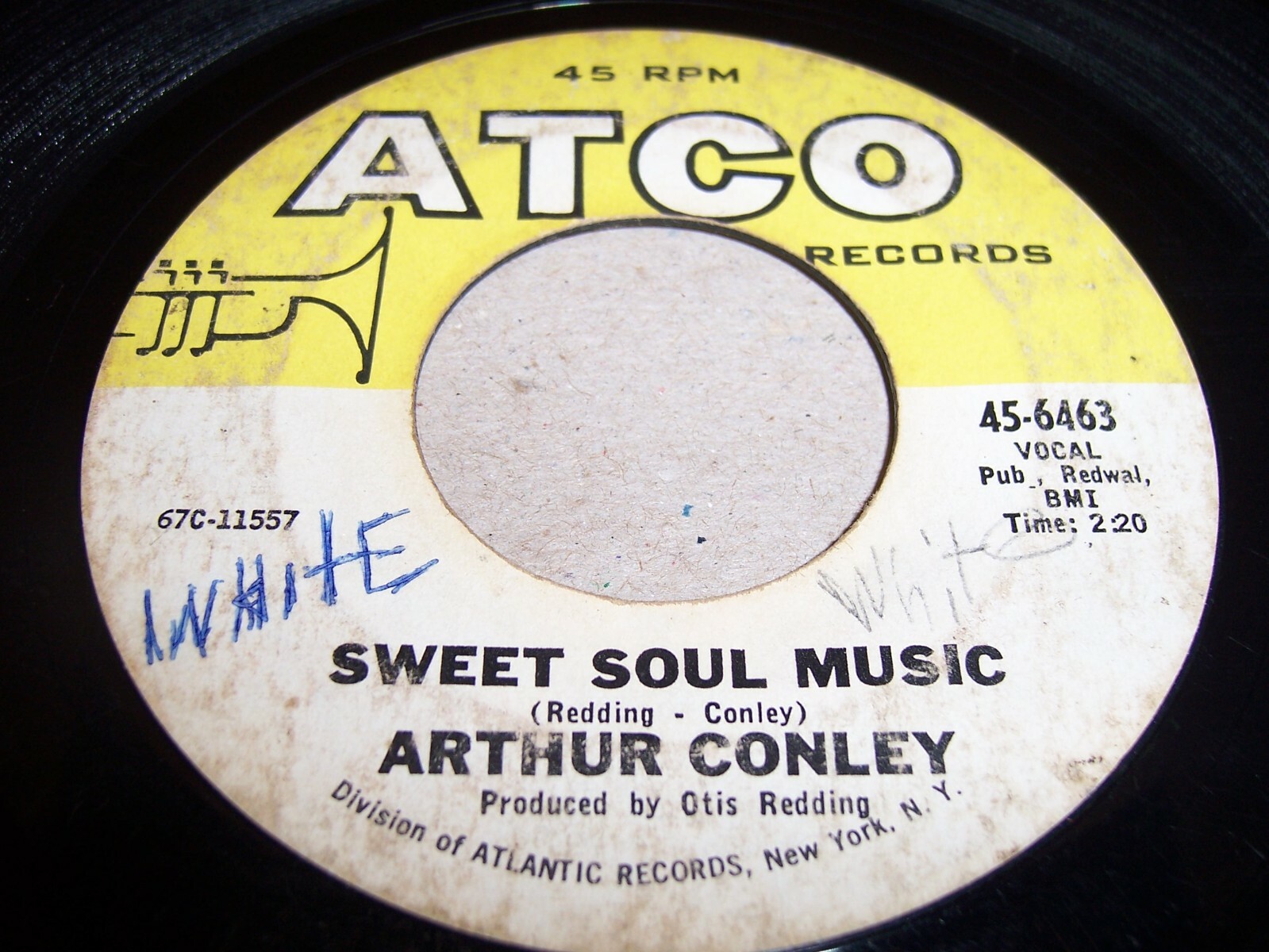 ARTHUR CONLEY - SWEET SOUL MUSIC - 1967 SOUL 7" SINGLE 45, ATCO 45-6463 ...