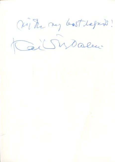Kai Siegbahn Nobel Prize Physics Electron Spectroscopy Signed Autograph ...