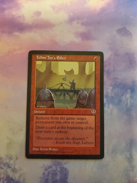 MTG Telim'Tor's Edict Mirage Regular Rare for sale online | eBay