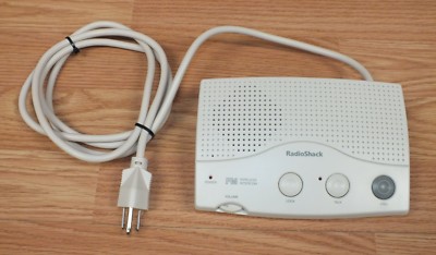 Genuine Radio Shack (43-493) 120V 60Hz 5W White FM Wireless Intercom ...