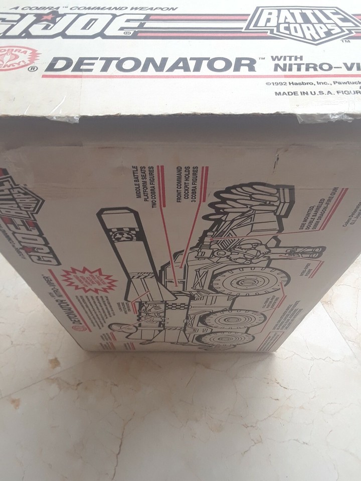 GI Joe Battle Corps Detonator with Nitro-Viper New in the box loose ...