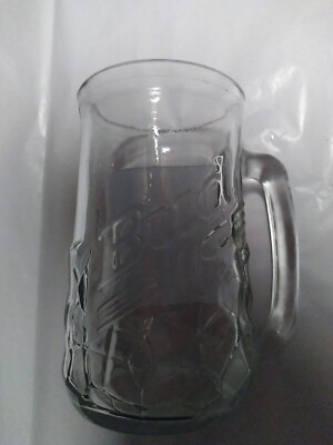 Bud Ice Embossed Beer Drinking Mug Clear 5 1/2 Inches | eBay