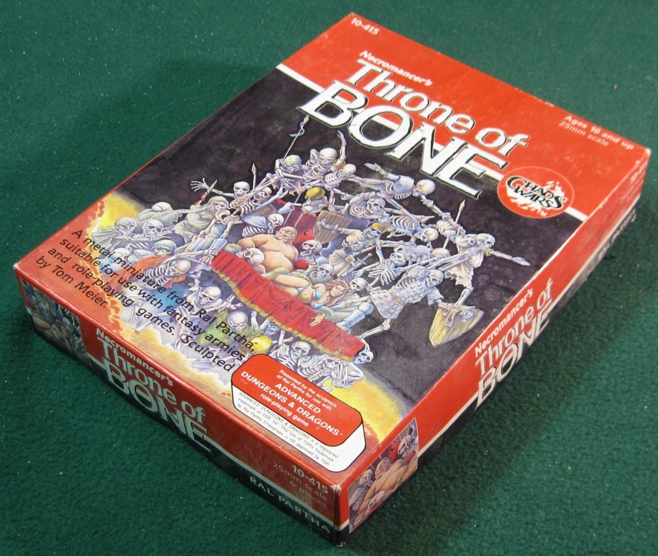Necromancer's Throne of Bone Box Set, Ral Partha (1987) 10-415, Chaos ...