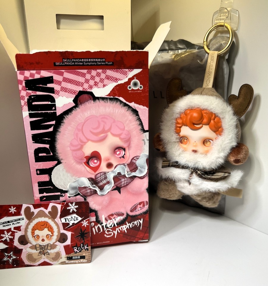 Skullpanda Winter Symphony Series Plush Pendant "Wanderer's Tune" NEW ...