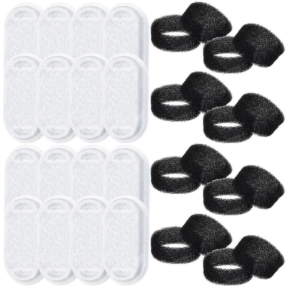 50x Cat Water Fountain Filters For 3.2/2L Pet Water Dispenser ...