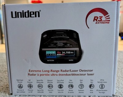 Uniden R3 EXTREME LONG RANGE Laser/Radar Detector, Record Shattering ...