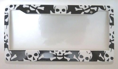 Skulls Crossbones skull pirate License Plate Frame | eBay
