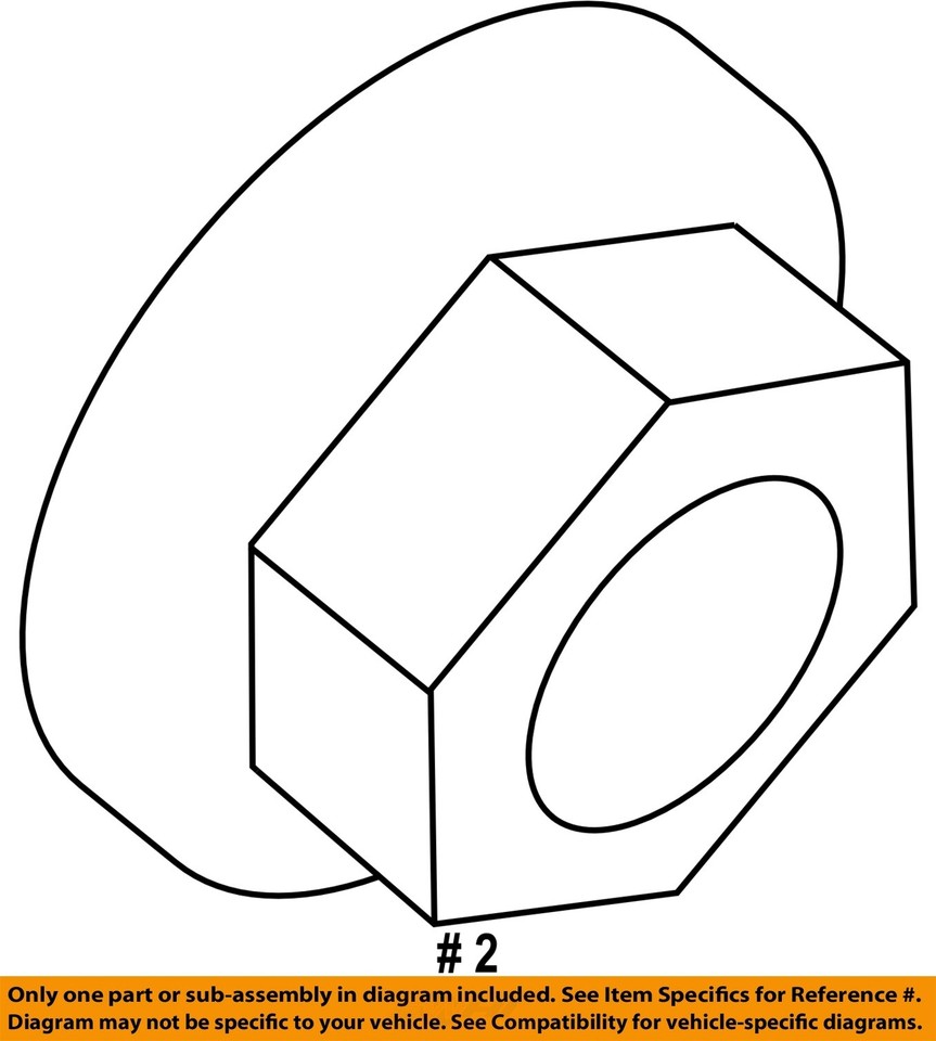 CHRYSLER OEM Door Side Rear View Mirror-Mirror Assy Nut 6101736 | eBay