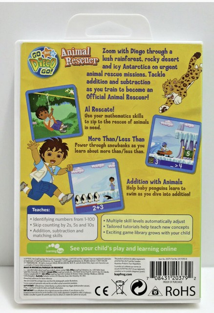 Go Diego Go Animal Rescuer (Leapster 2, 2007) for sale online | eBay