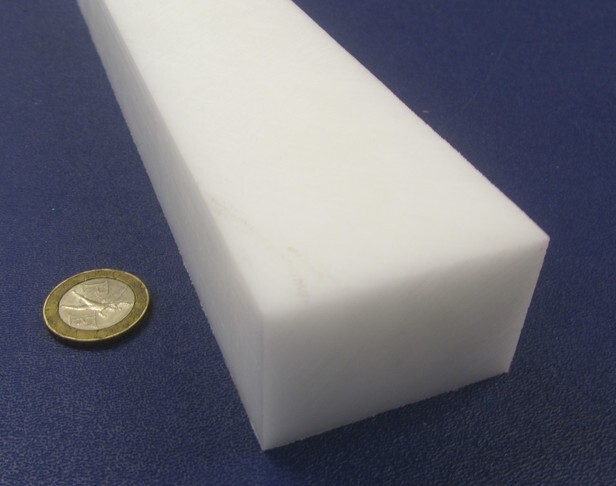 Acetal Delrin Bar 1.25" (1 1/4") Thick x 2.00" Wide x 12" Long White | eBay