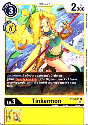 Tinkermon BT6-031 C Digimon TCG Near Mint | eBay