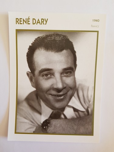 RENE DARY - CARTE FICHE CINEMA PORTRAIT DE STAR | eBay
