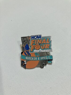 2002 NCAA Final Four Atlanta Enamel Pin March 30 April 1 | eBay