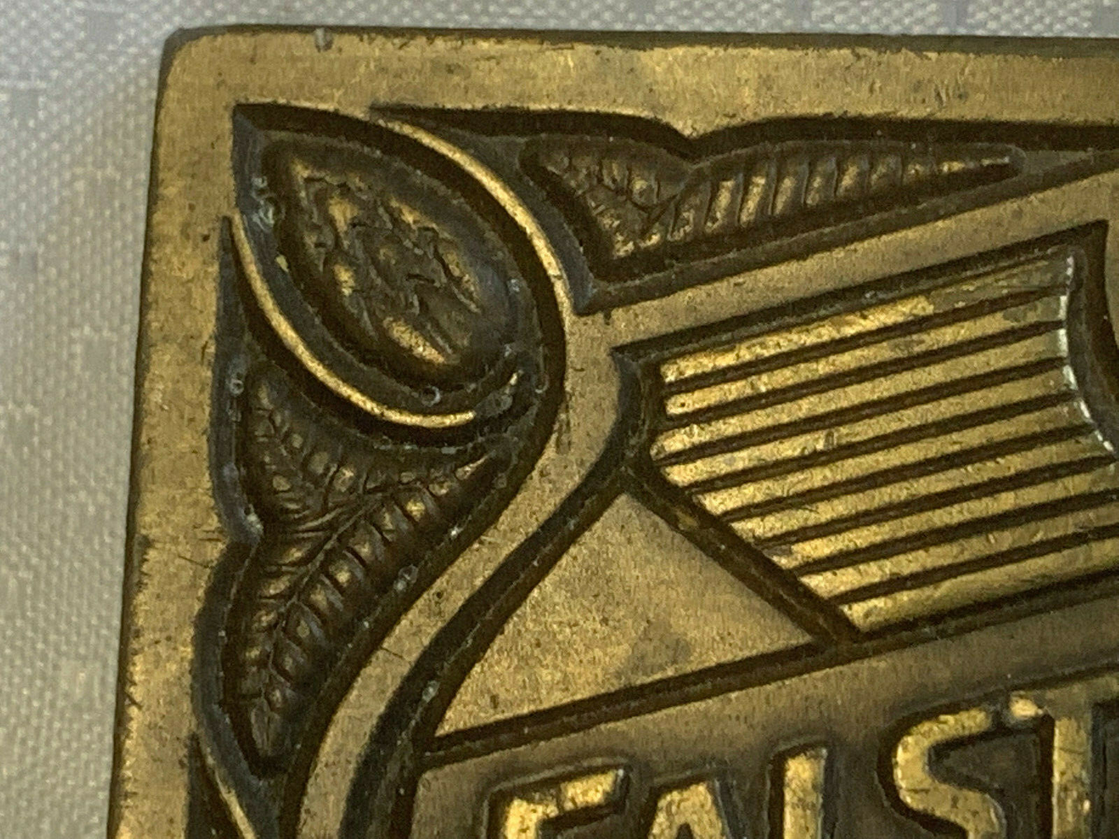 1975 Vtg Falstaff Belt Buckle Beer Alcohol Advertisin… - Gem