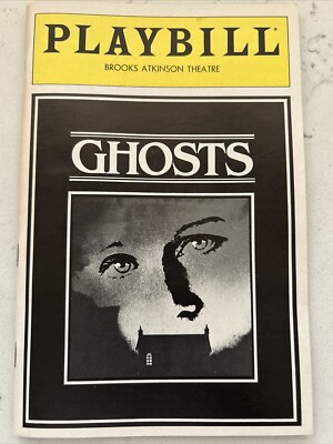 Playbill “Ghosts" 1982; Liv Ullmann, Kevin Spacey; Brooks Atkinson ...