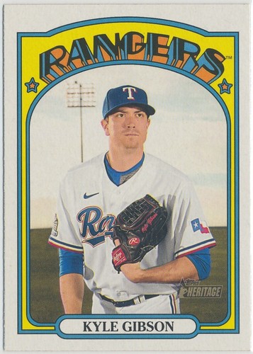 Kyle Gibson - Texas Rangers - 2021 Topps Heritage - #224 | eBay