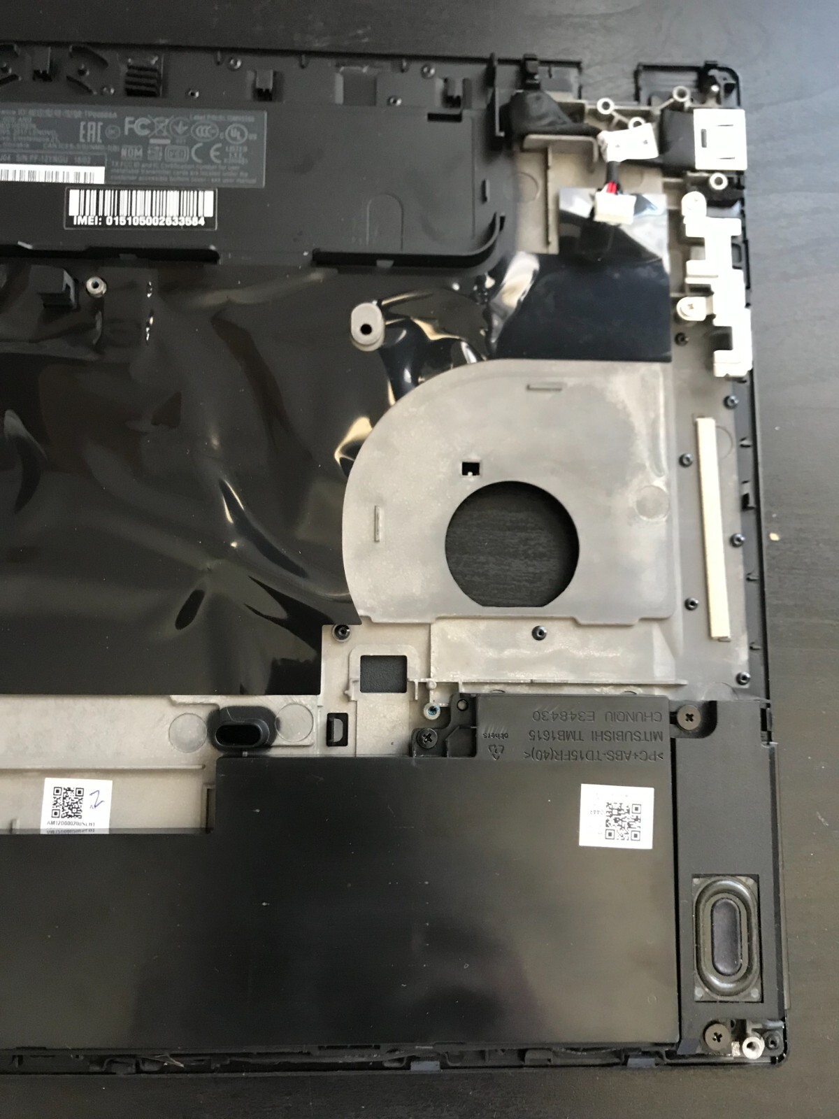 Lenovo Thinkpad T470, Palmrest+speakers+power switch+DC jack ( All ...