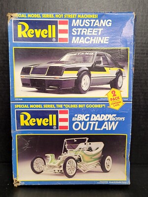 Revell 1/25 2Pack Foxbody Mustang Street Machine & Ed"Big Daddy"Roth's ...