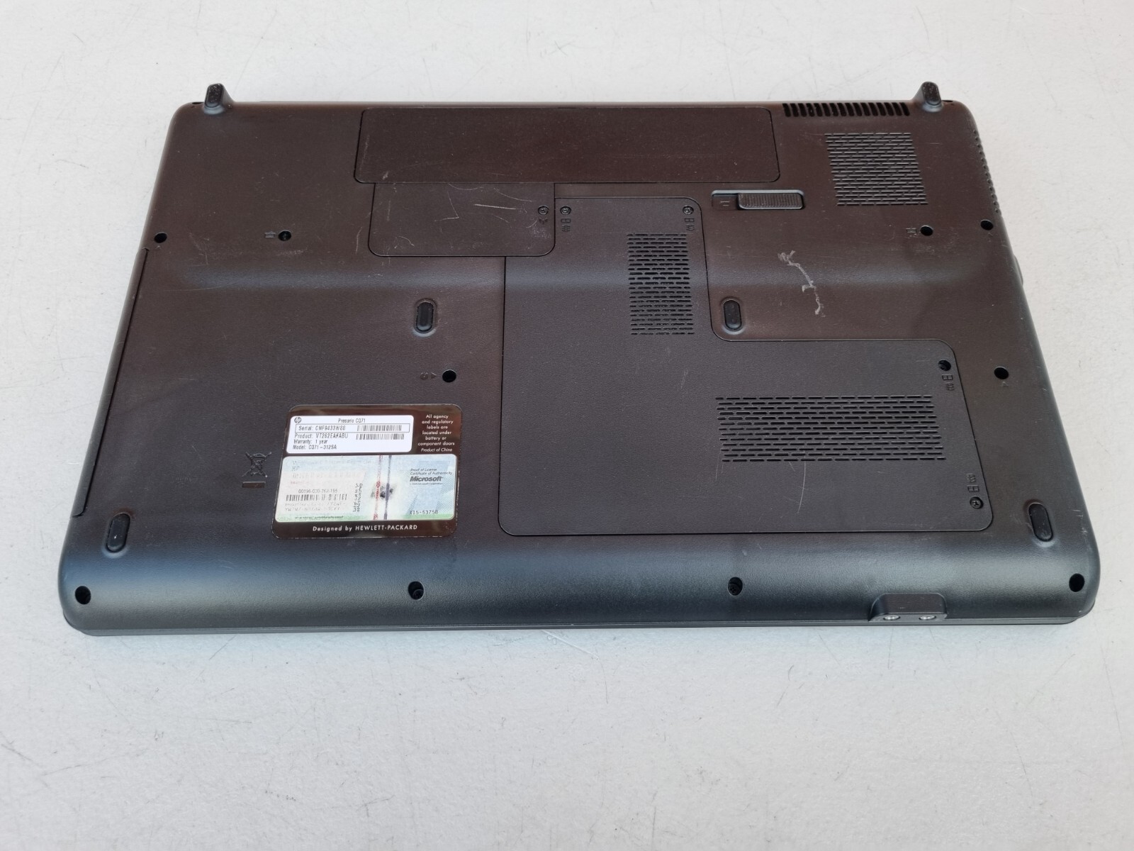 HP Compaq Presario CQ71-312SA. Processor family: Intel Celeron M | eBay