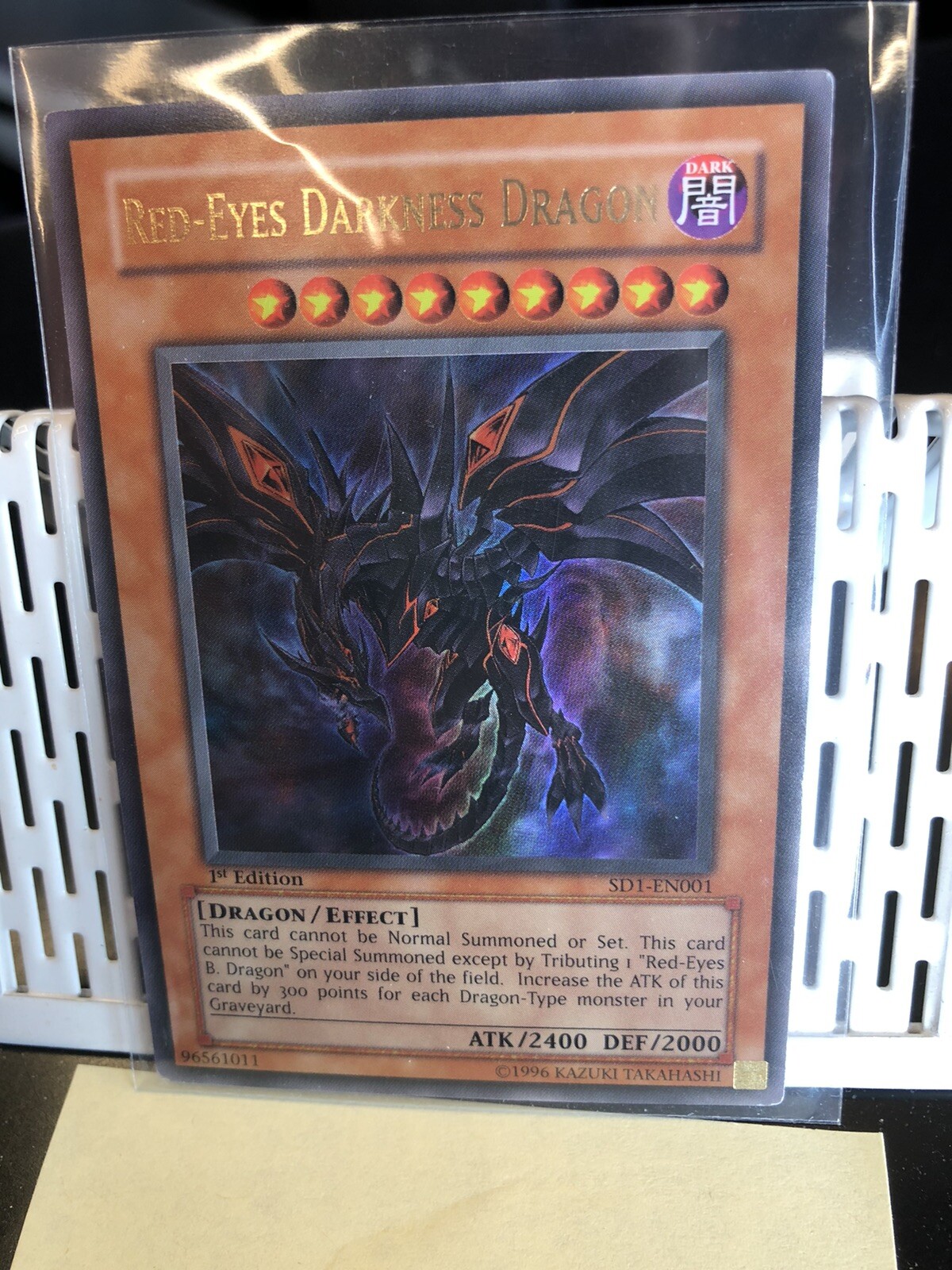 Yugioh Red Eyes Darkness Dragon Structure Deck