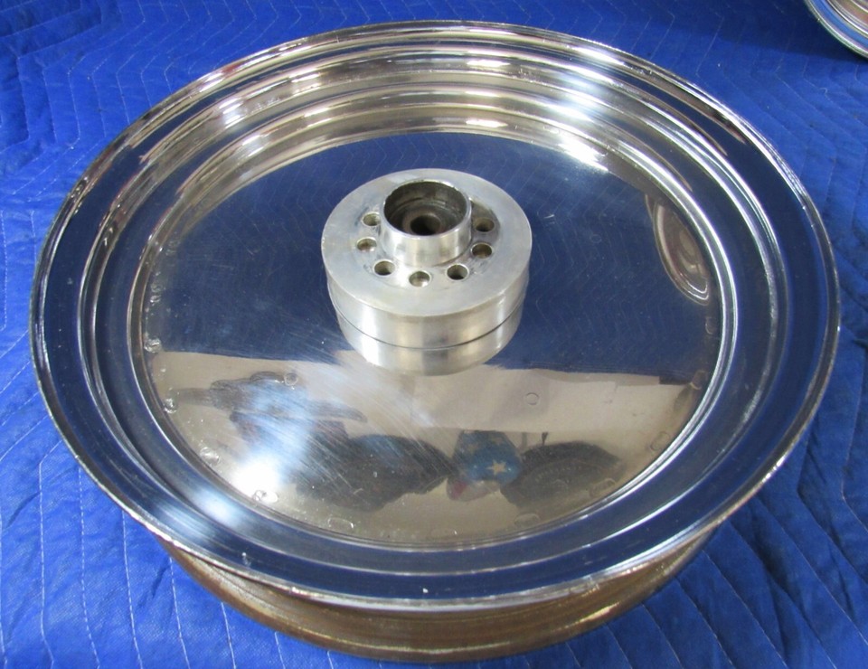 70's JAMMER SOLID 16" REAR 19" FRONT WHEEL RIM HARLEY PANHEAD ...