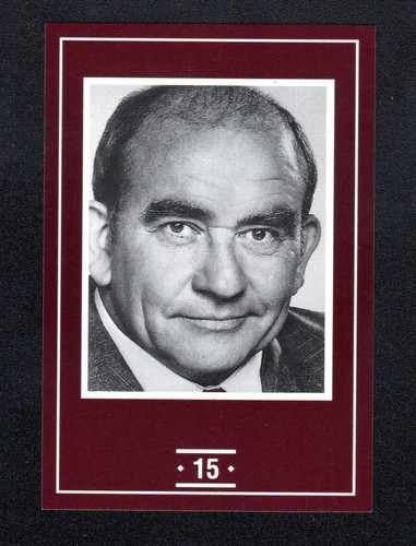 Ed Asner Actor 1991 Face To Face Game Famous Celebrity Card | eBay