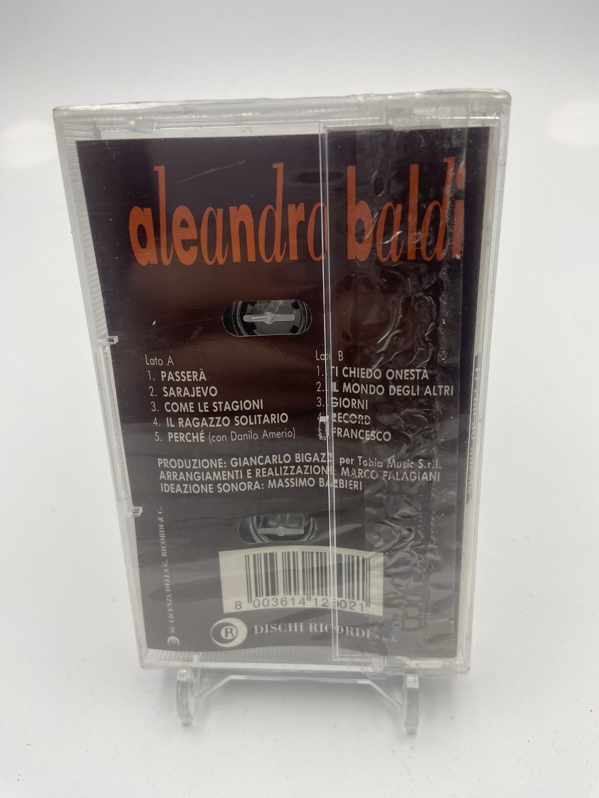 MUSICASSETTA tape SS Alessandro Baldi Ti Chiedo Onestà Musica Italiana ...