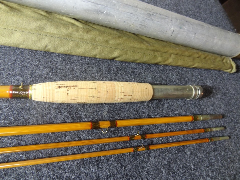 Vintage H.L. Leonard Rod Co #53 tournament 4 piece bamboo fly fishing ...
