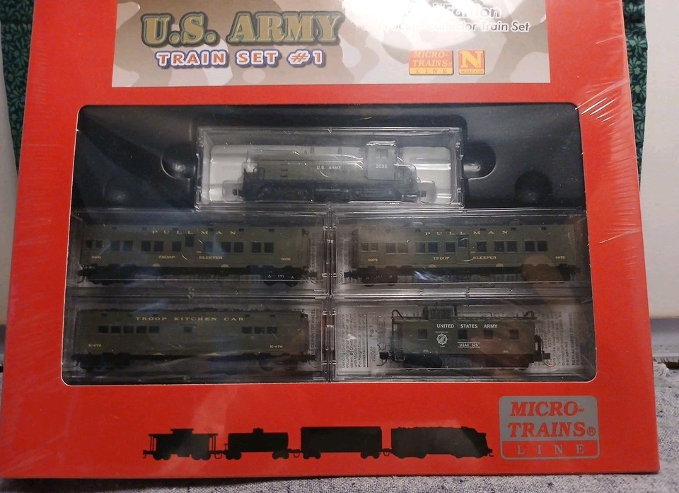 U.S. ARMY Train Set #1 Special Edition N-Scale Collector Train Set ...