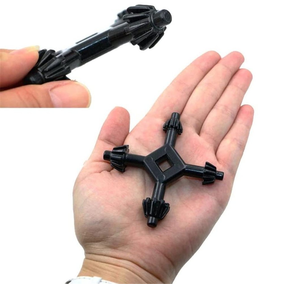 2PCS 4 Way Chuck Key,4 in 1 Chuck Wrench,Drill Key,Hand Key,Drill ...