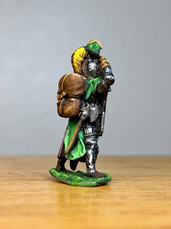 Painted Miniature Fighter Knight from Grenadier Miniatures, Classic DnD ...