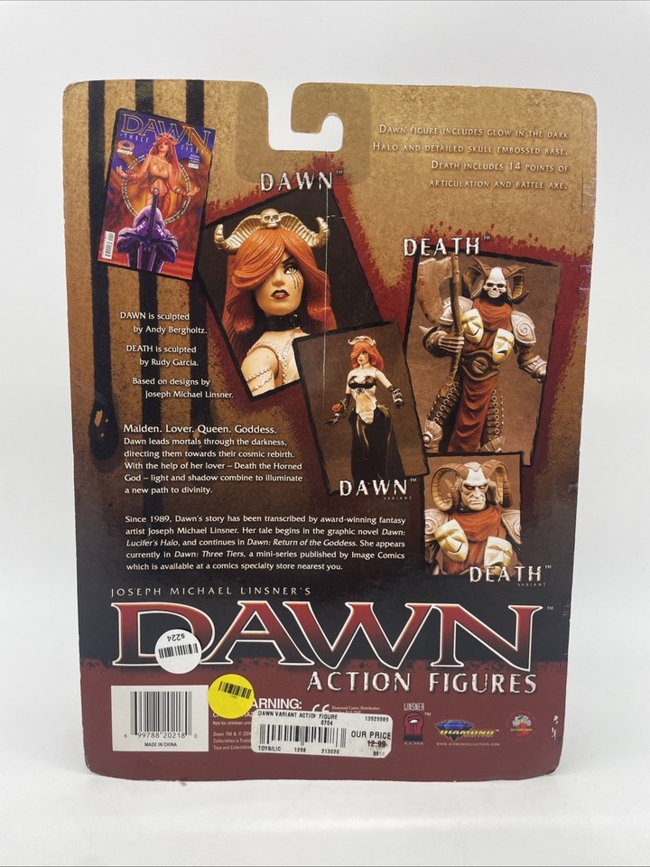 Joseph Michael Linsner's Dawn Action Figure Purple Dress 2004 Diamond # ...