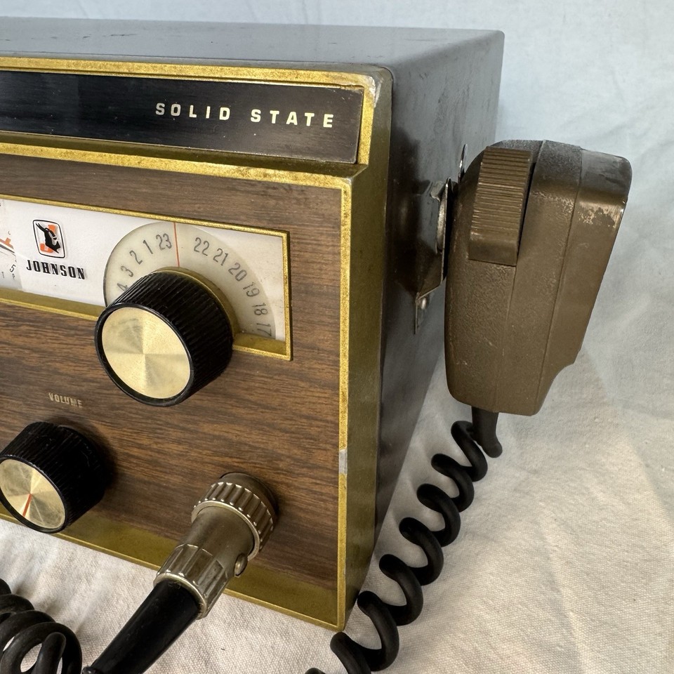 VTG Johnson Messenger 250 CB Base Station Solid State Radio 23 Channel ...