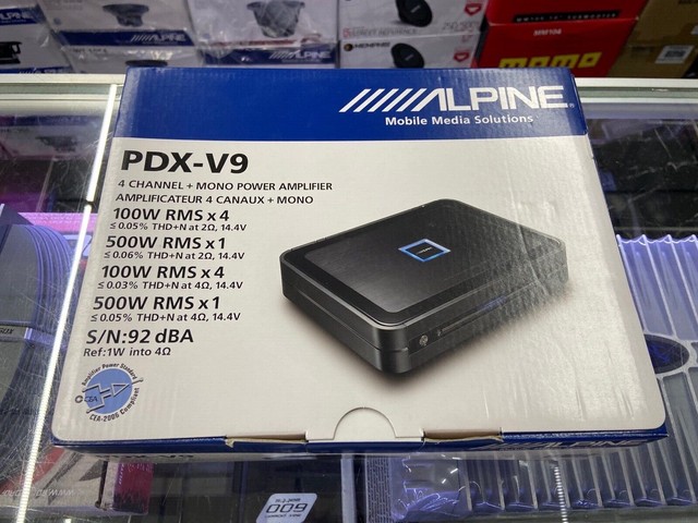 Alpine PDX-V9 900W 5-Channel Car Amplifier for sale online | eBay