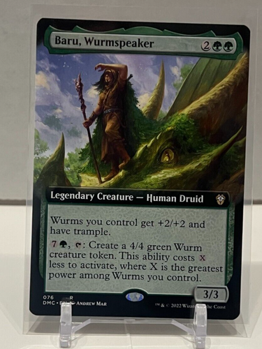 MTG-Dominario United DMC - Baru, Wurmspeaker Extended 76 | eBay