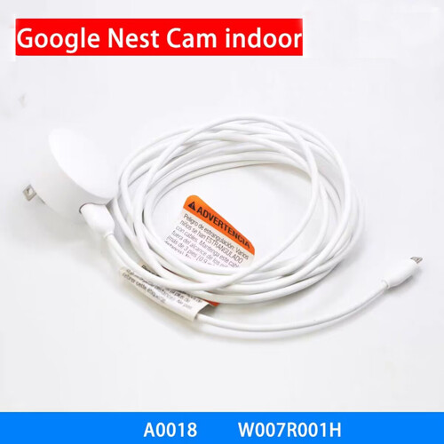 AC Power Adapter Cable Cord 5V 1.4A USB Charger For Google Nest Cam ...