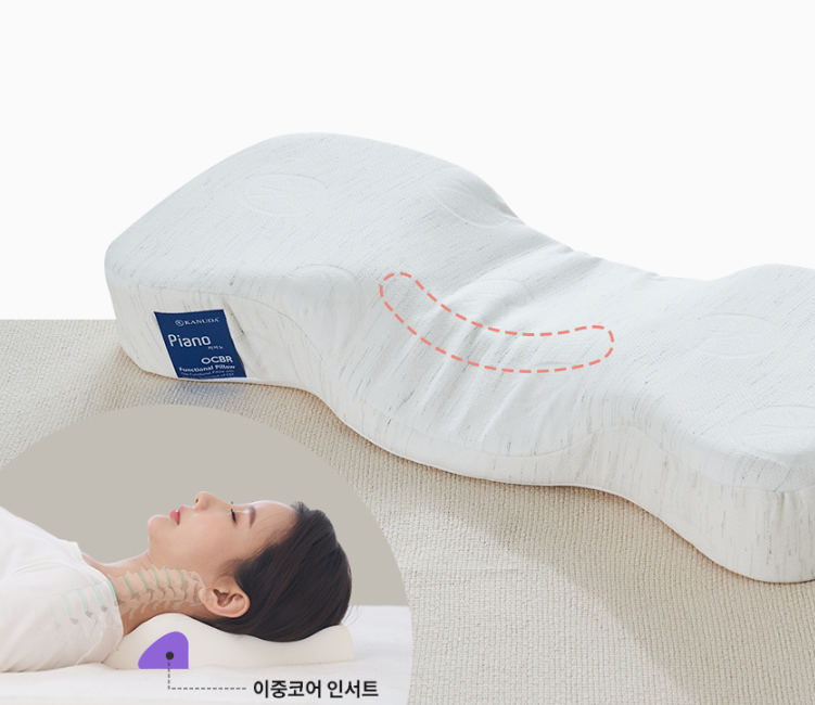 Kanuda Blue Label Memory Foam Pillow 4 types Slow Rebound Health Sleep ...