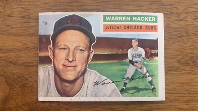 1956 Topps Set-Break #282 Warren Hacker Chicago Cubs | eBay