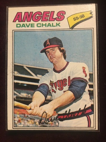 1977 Topps #315 Angels Dave Chalk Baseball Card | eBay