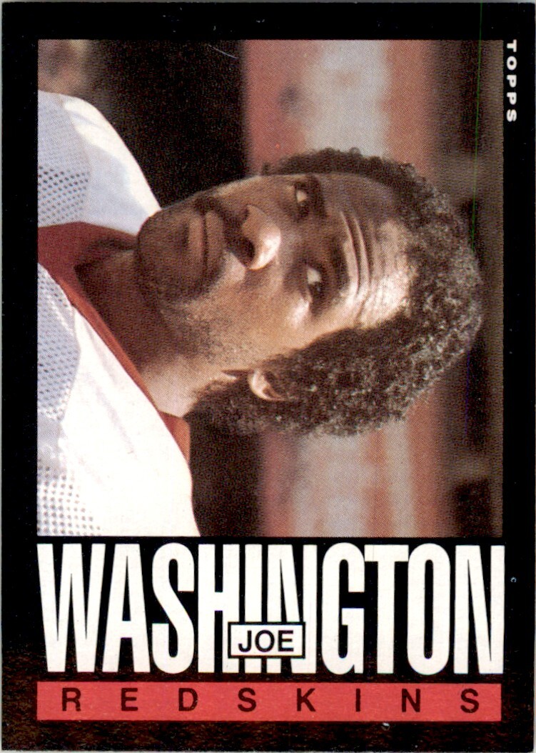 1985 TOPPS! JOE WASHINGTON WASHINGTON REDSKINS #191 | eBay