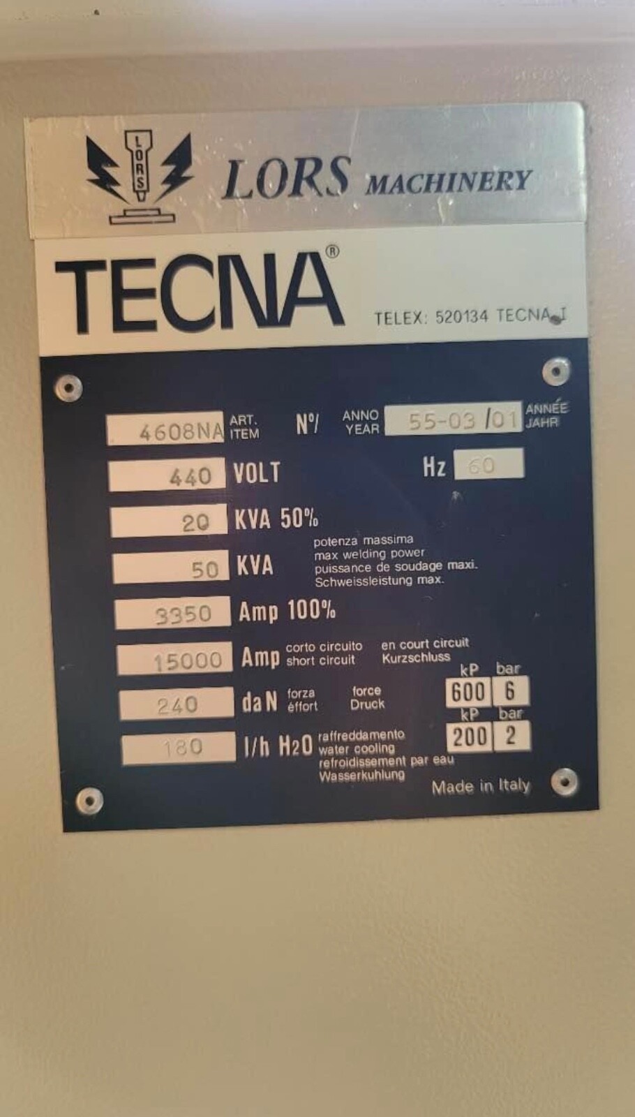 TECHNA spot welder by LORS in good condition & works well | eBay