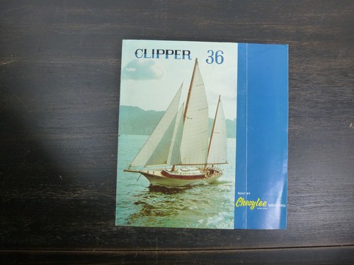 Cheoy Lee Clipper 36 original factory sailboat brochure | eBay