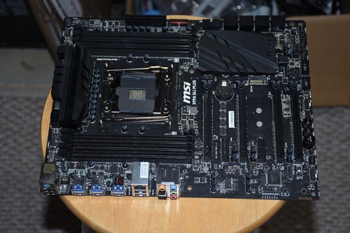 MSI X99A SLI Plus LGA 2011-3 Intel Motherboard Non working for parts | eBay