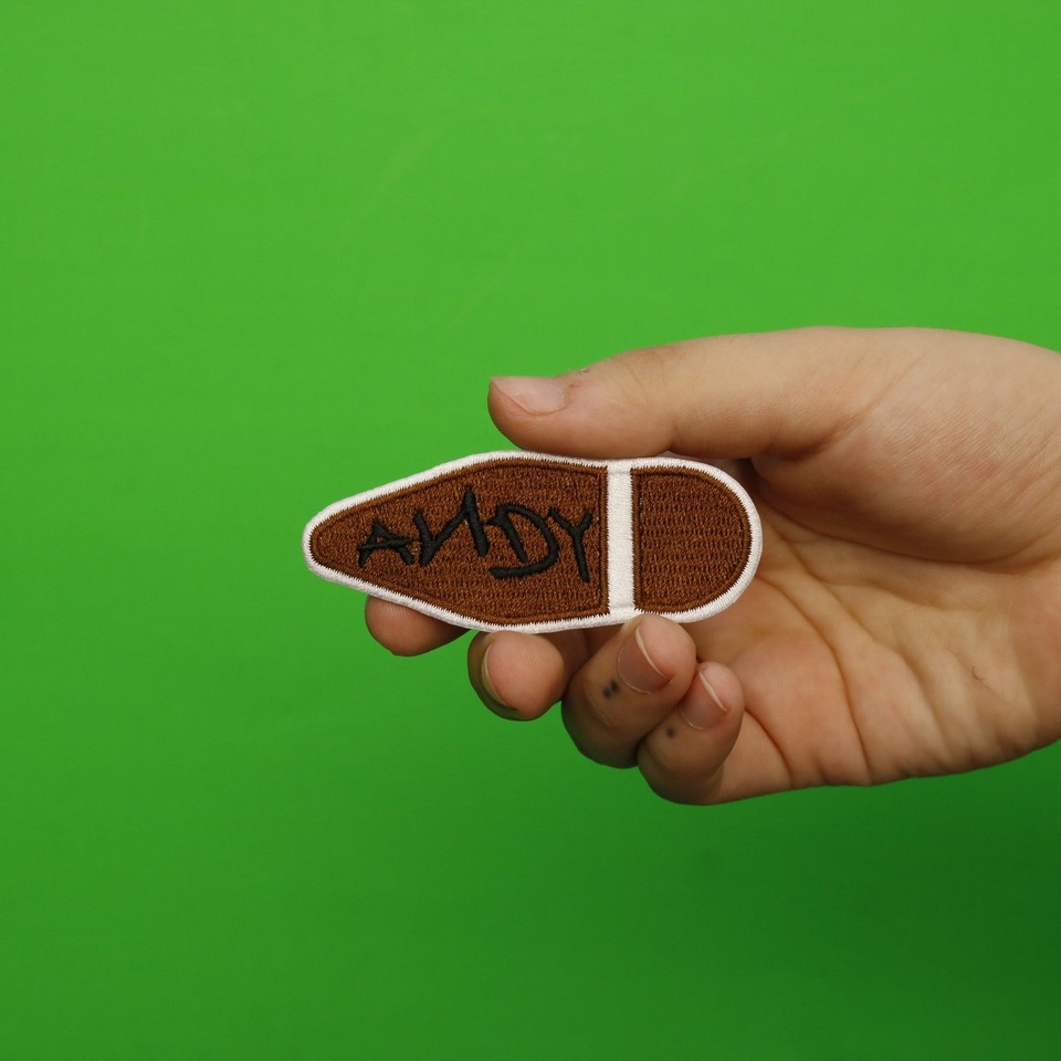 Cowboy Boot Bottom "ANDY" Embroidered Iron On Patch | eBay