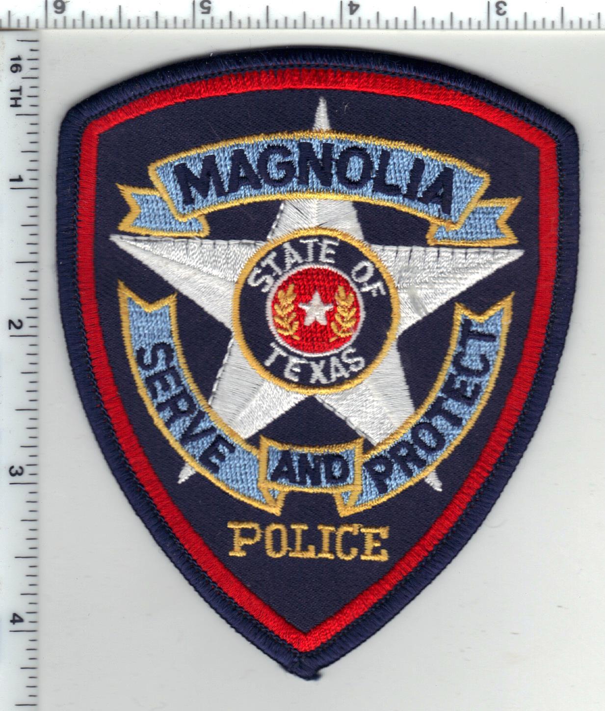 Magnolia Police (Texas) 1st Issue Shoulder Patch | eBay
