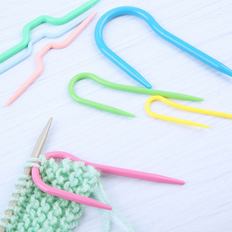 Crochet Hook Kit ,Sewing Knitting Set Plastic Sewing Needles Leather ...