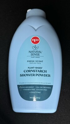 6 Natural Sense After Shower Talc Free Deodorant Body Powder FRESH ...