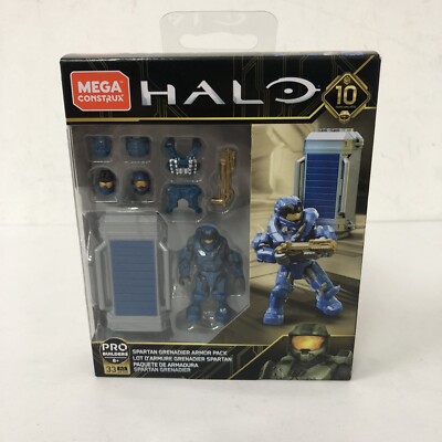 Mega Construx Halo Pro Builders Spartan Grenadier Armor Pack Mega Bloks ...