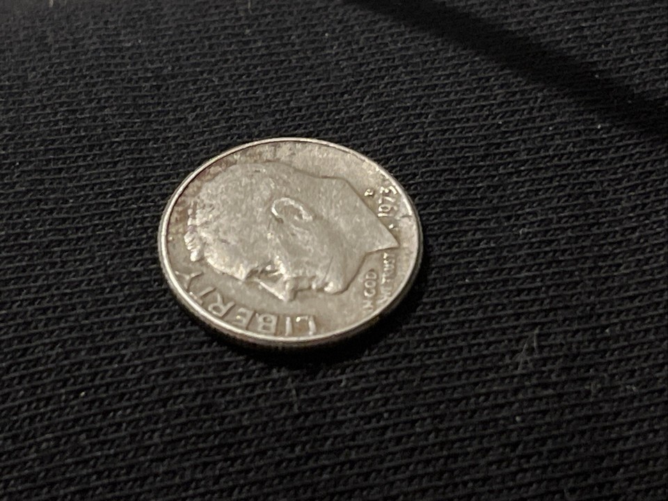 1973 D Dime Very Rare “W” In we Toching Border Oval Shape Error | eBay